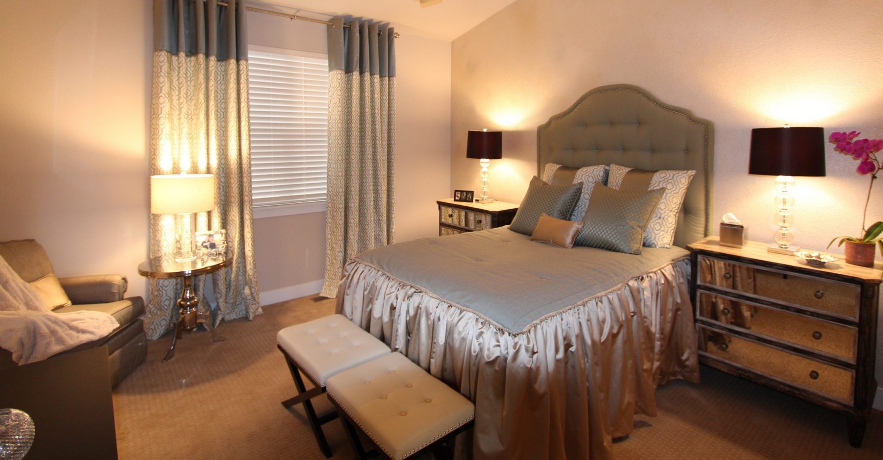 Master Bed | Poonam's by Design