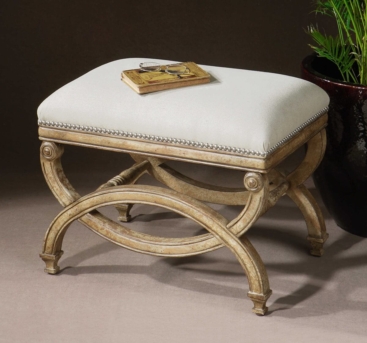 Karline Small Bench | Poonam's by Design