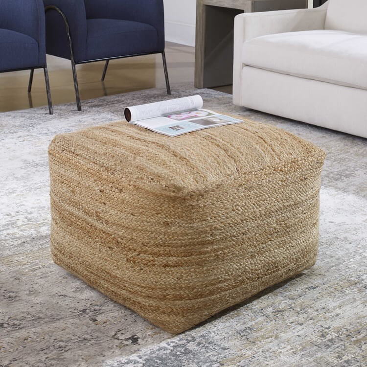 Camden Pouf | Poonam's by Design