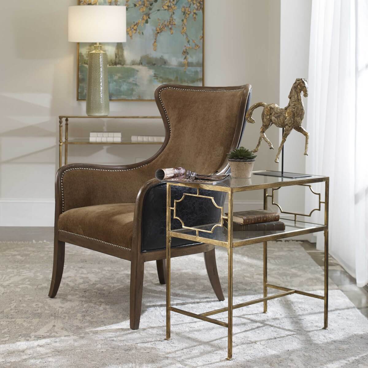 Genell Side Table | Poonam's by Design Genell Side Table | Poonam's by Design