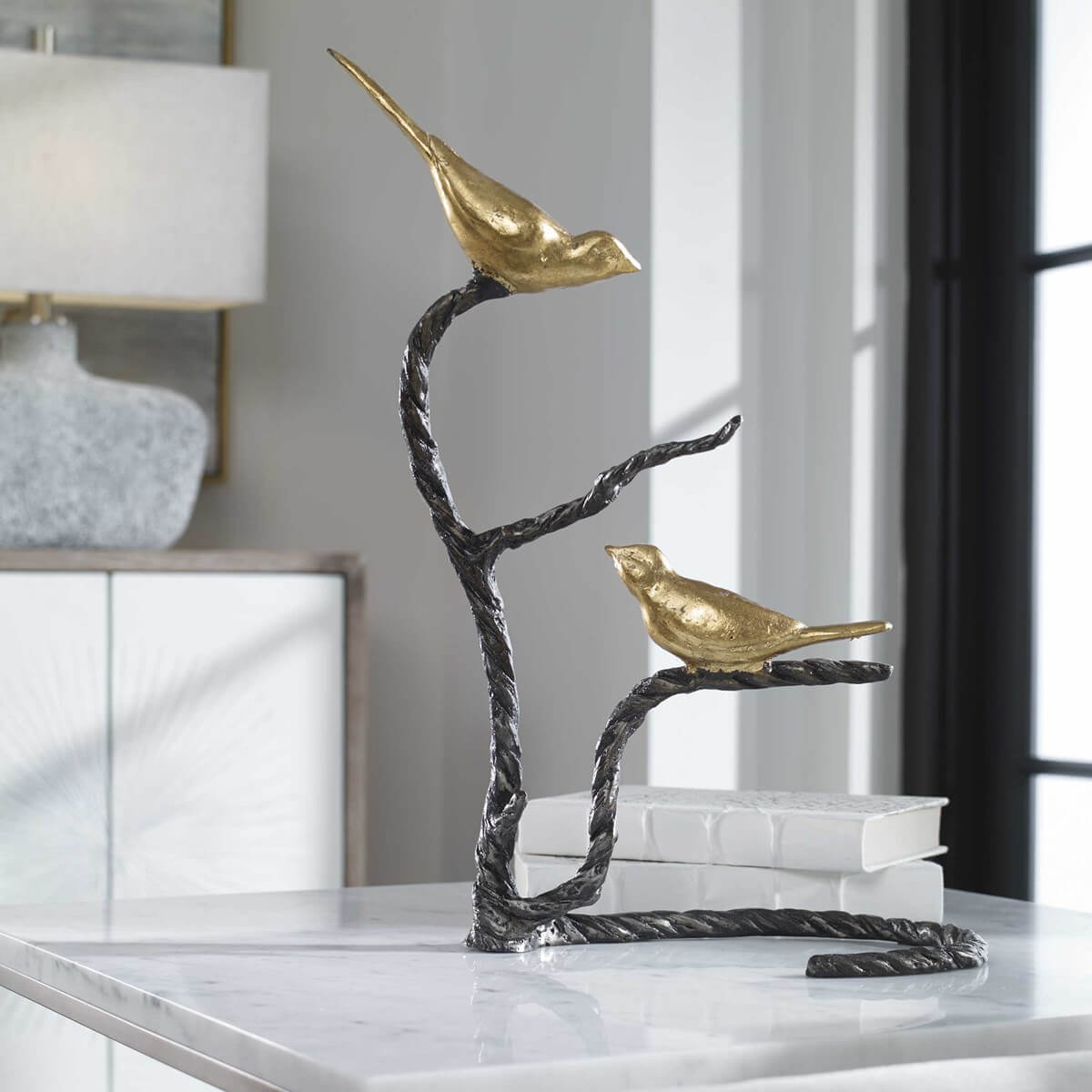 Birds on a Limb Sculpture | Poonam's by Design